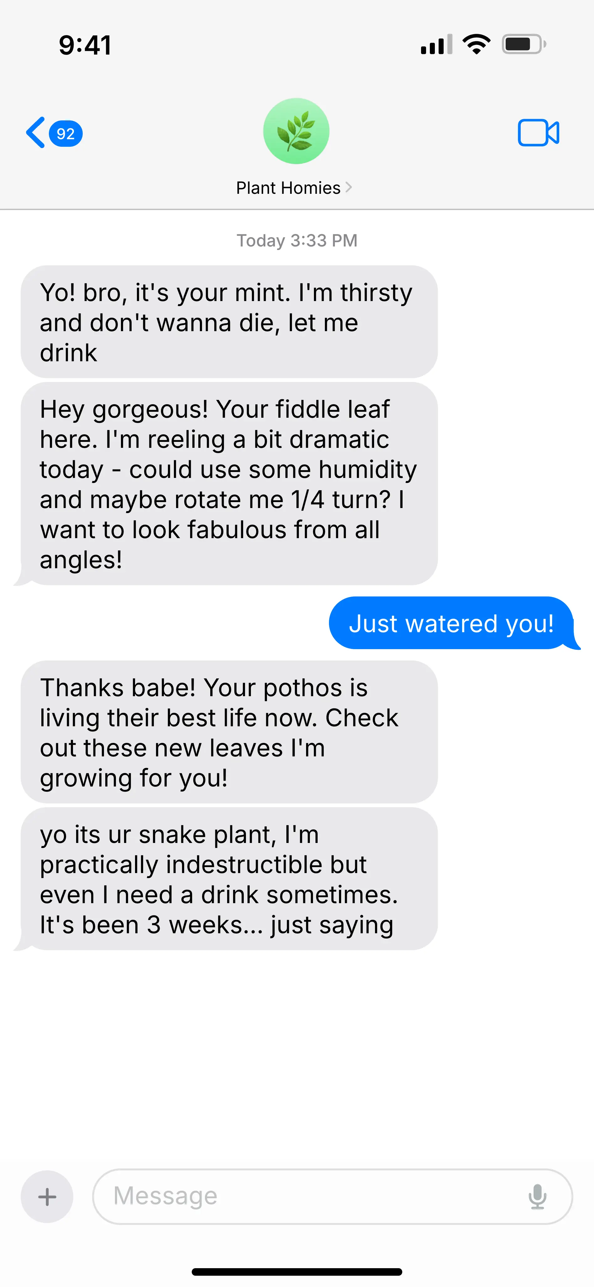 Text from Your Plants | Smart Plant Care Reminders